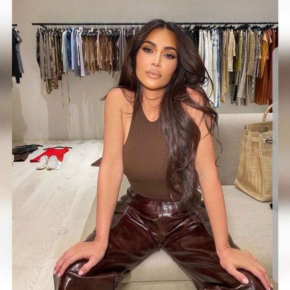 SKIMS | Tops | Skims Fits Everybody High Neck Bodysuit Oxide | Poshmark